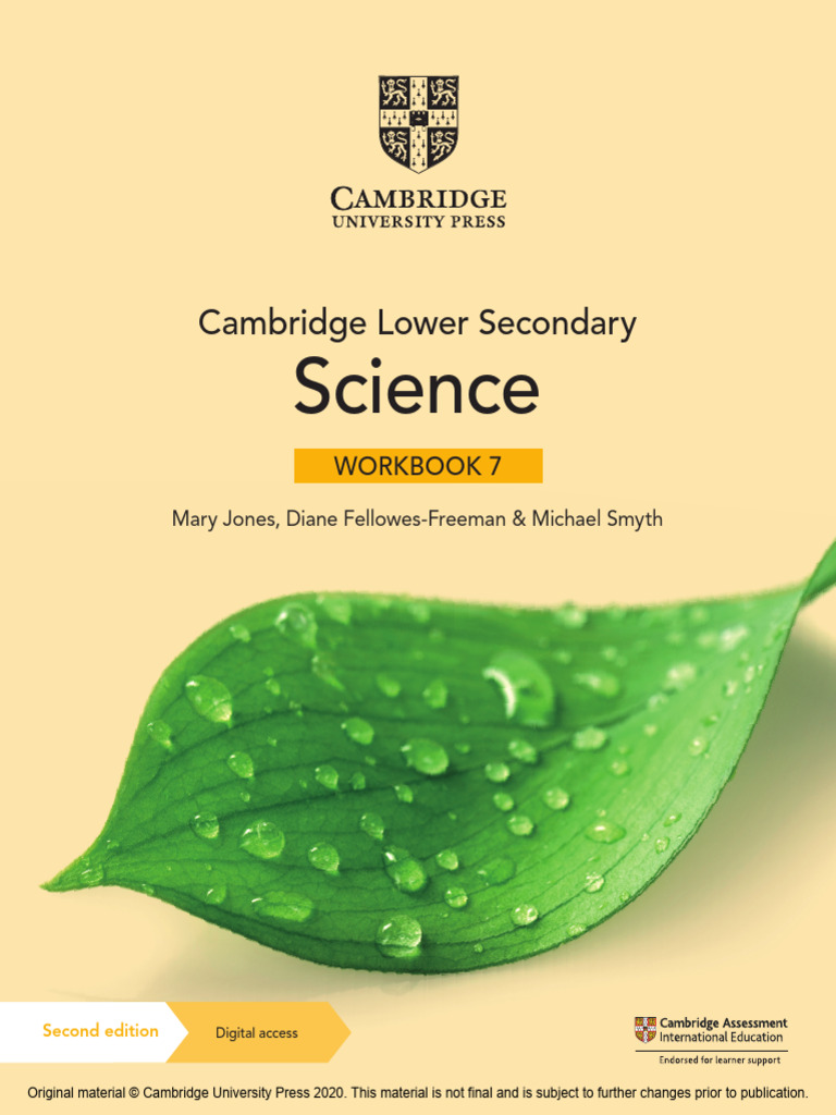 Science Work Book 7 | PDF