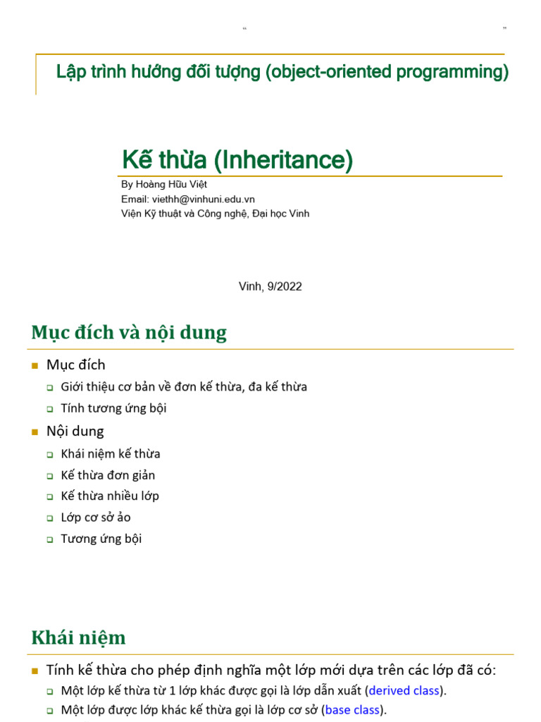 Chapter 4 Inheritance | PDF