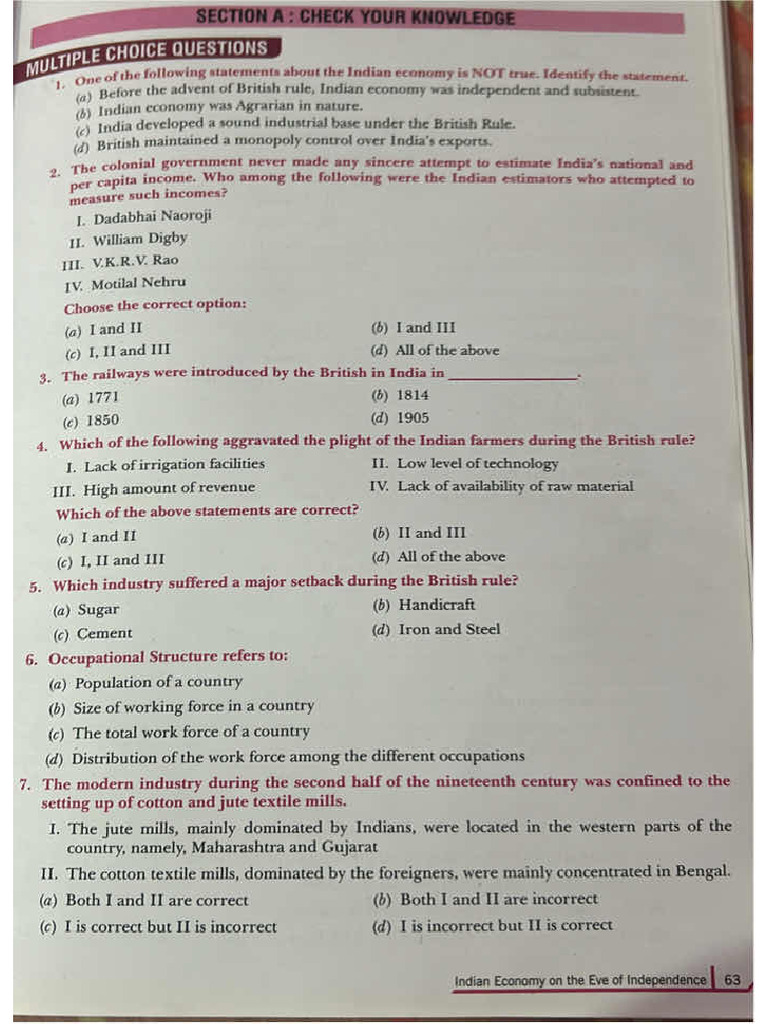 CH 1 Indian Eco | PDF