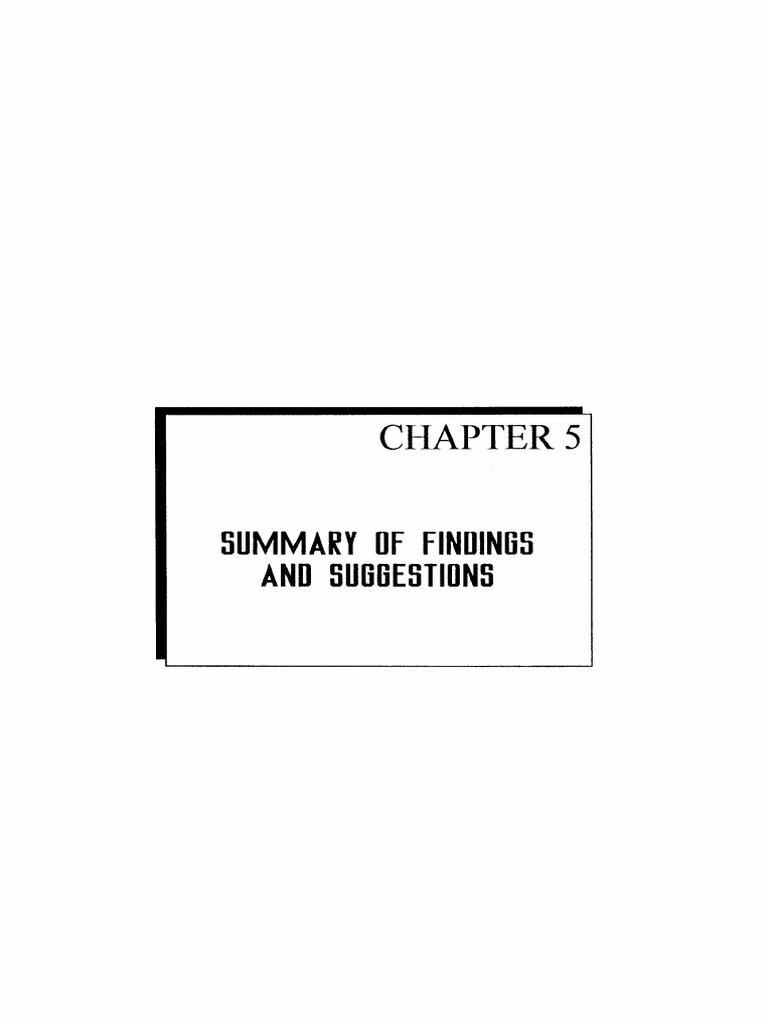 12 - Summary of Findings and Suggestions | PDF | Consumerism | Social ...