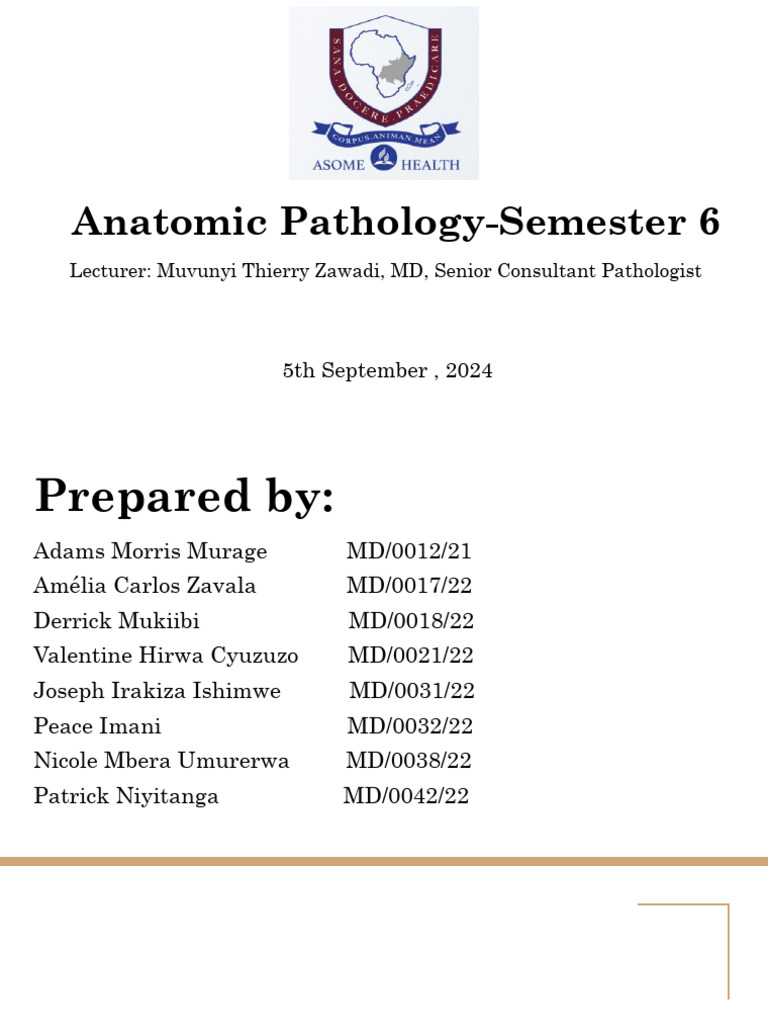 Pathology Group 3 Presentation | PDF