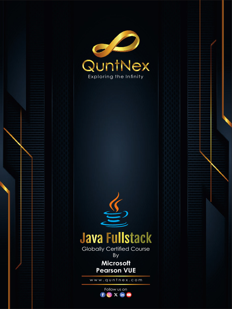 QuntNex JAVA Brochure | PDF