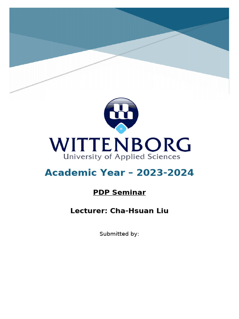 Pdp Seminar Academic Skills Pdf