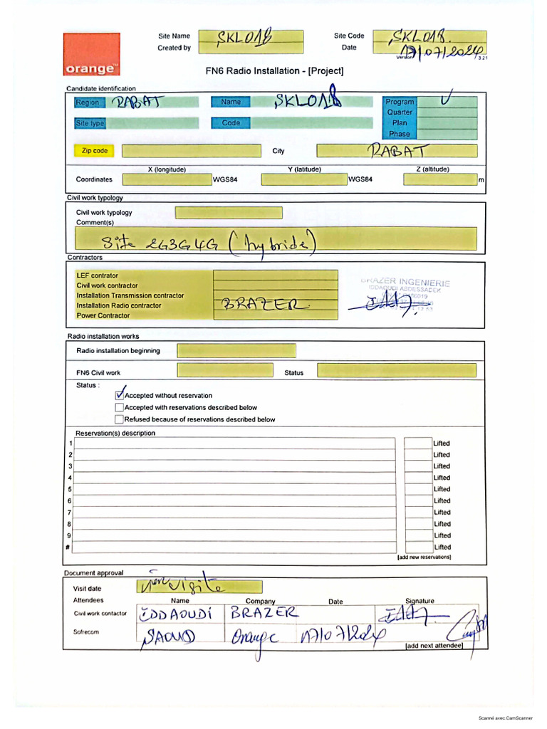 SKL0018 Check-list Radio | PDF