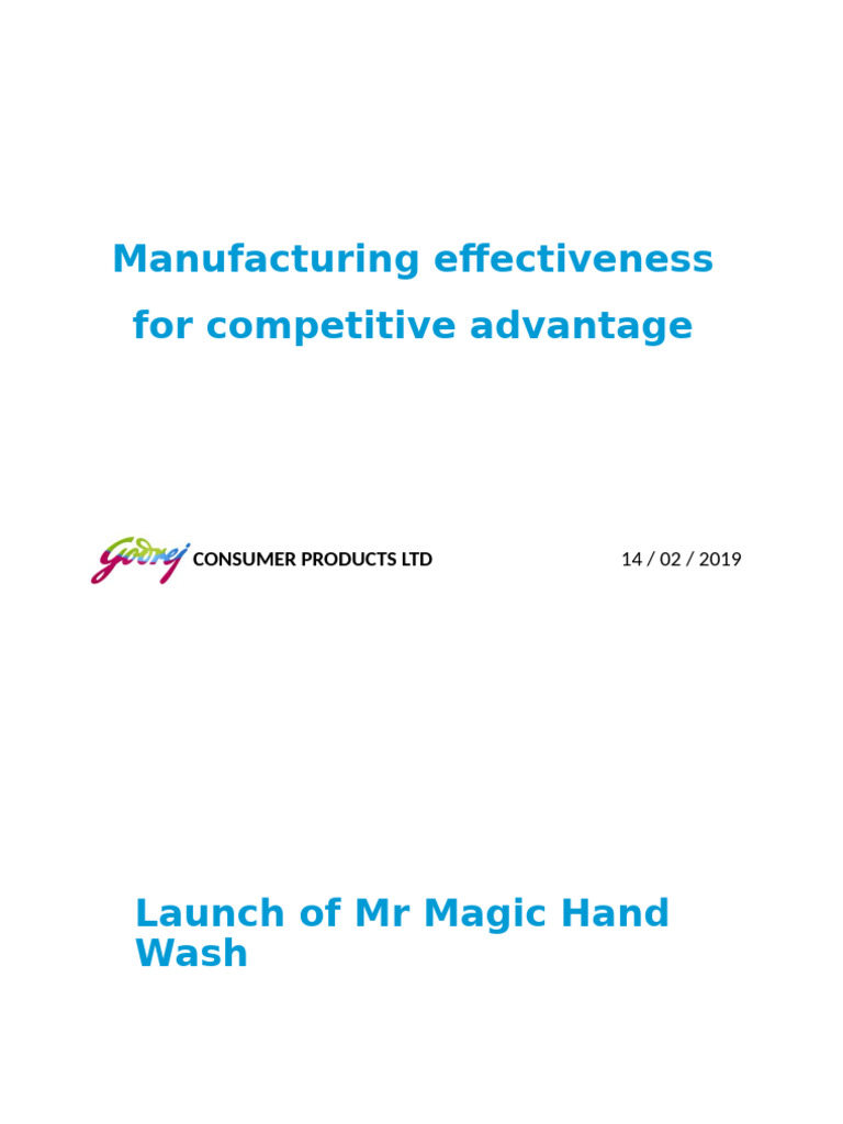 2.1 Manufacturing of MR Magic | PDF