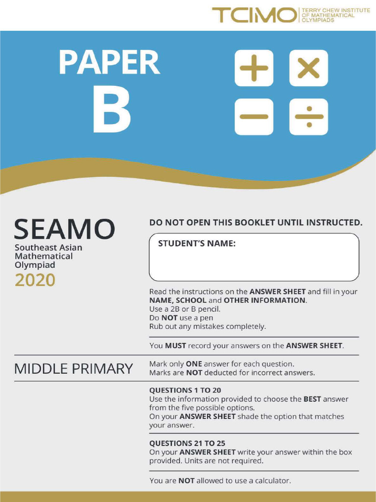 SEAMO - Paper B - 2020 | PDF