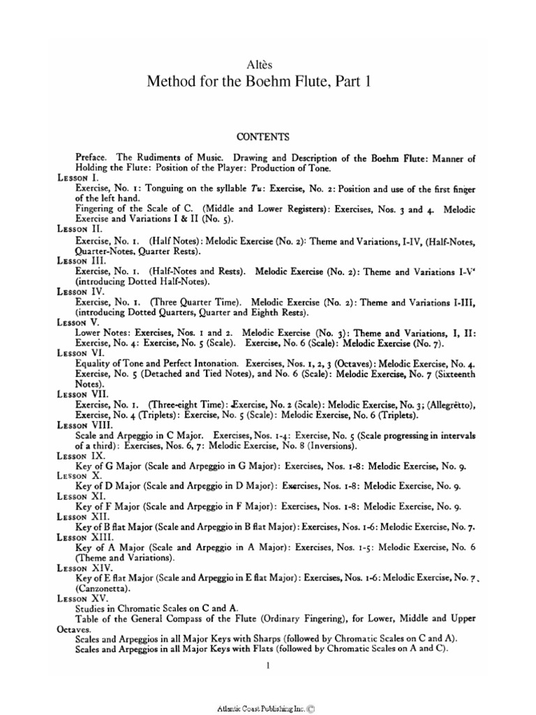 Flute Studies Exercies1 AB | PDF