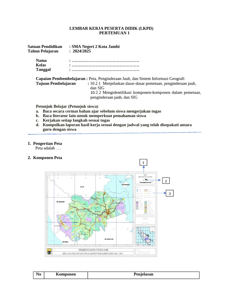 LKPD 1. Peta | PDF