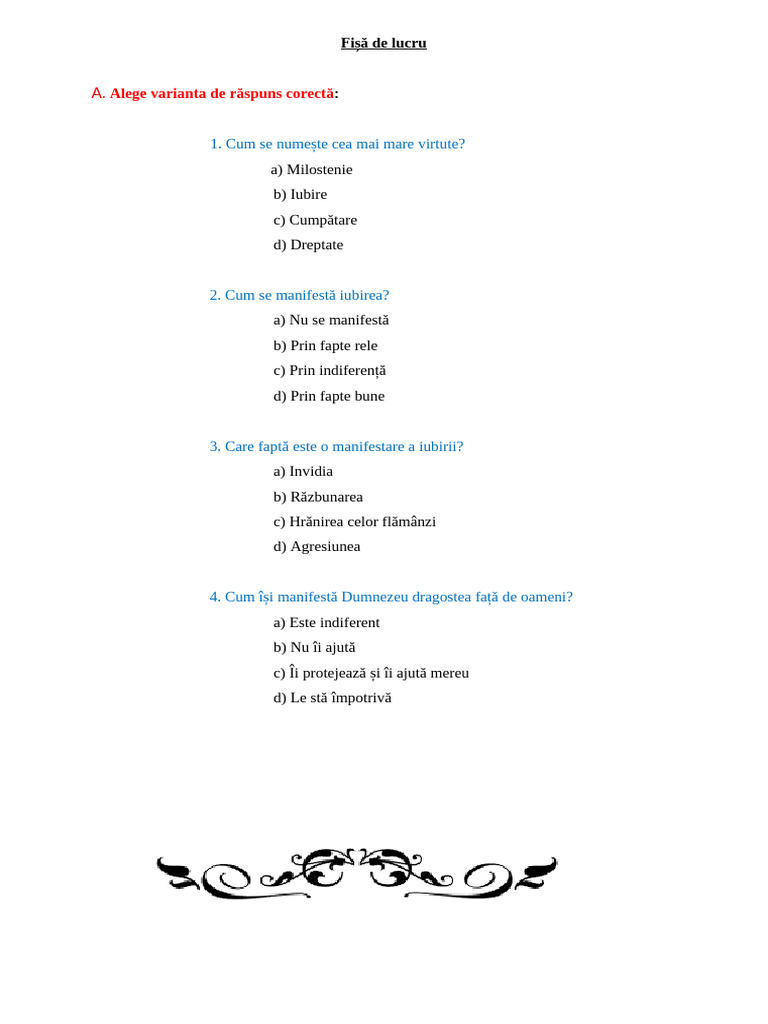 Fisa de Lucru | PDF