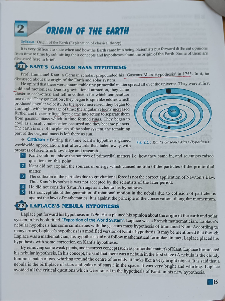 Origin of the Earth | PDF