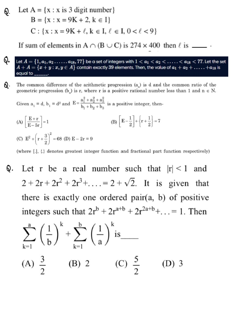 Progression & Series | PDF