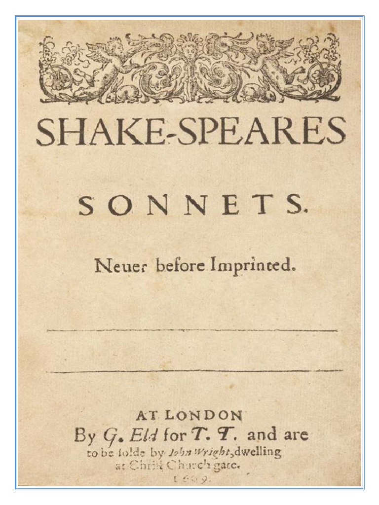 SONNETS | PDF