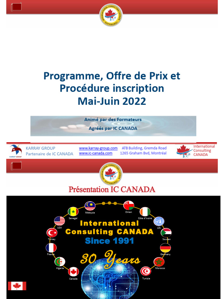 Catalogue Formation - Devenir Consultat Intégrateur Mai-Juin | PDF