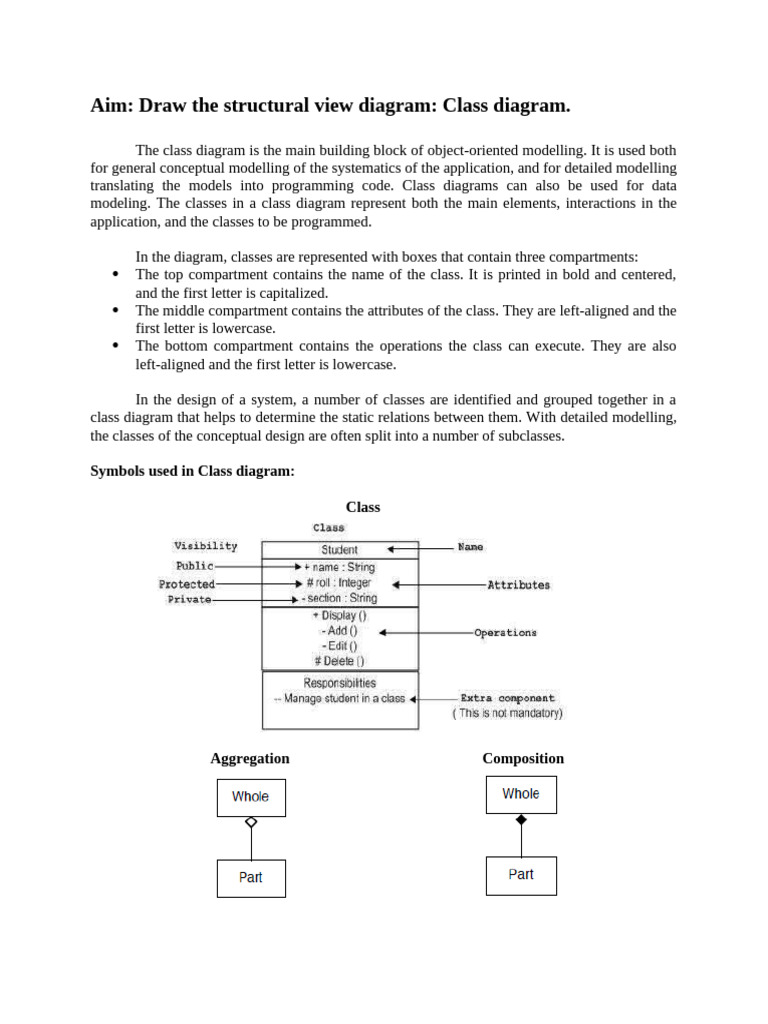 Class Diagram | PDF