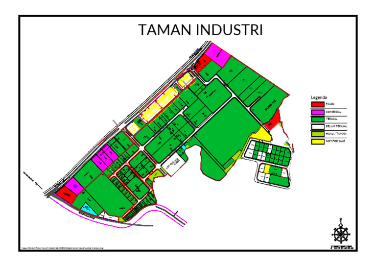 1.03.2024 Siteplan Taman Industri Update Inventory - Edit | PDF