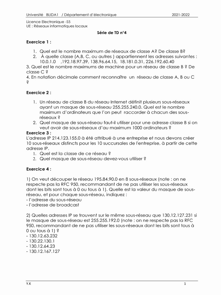 TD4-avec Correction | PDF