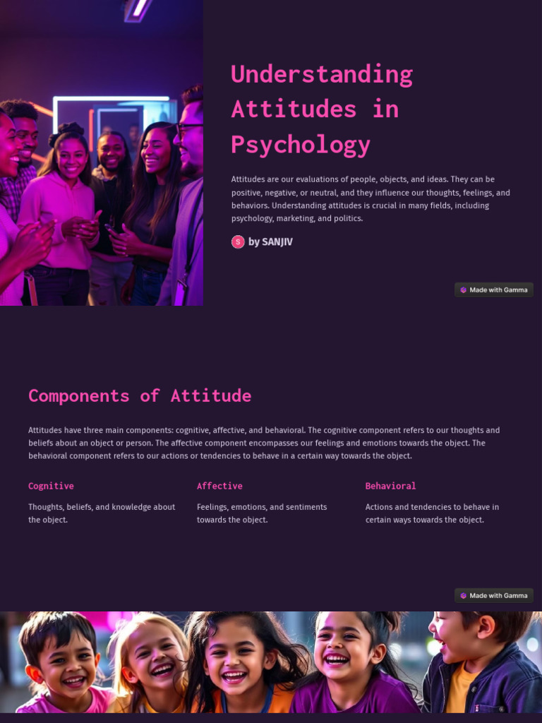 Psychology Assignment | PDF | Attitude (Psychology) | Emotions