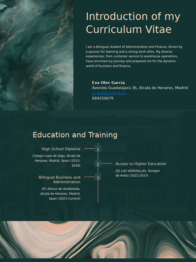 Introduction of My Curriculum Vitae | PDF