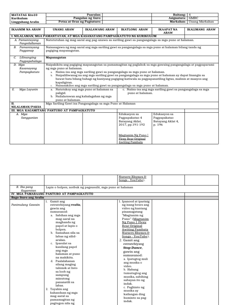 GMRC4 Q1 Week6 | PDF