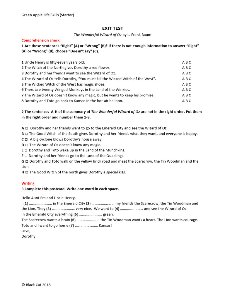 Exit_test_Wizard | PDF