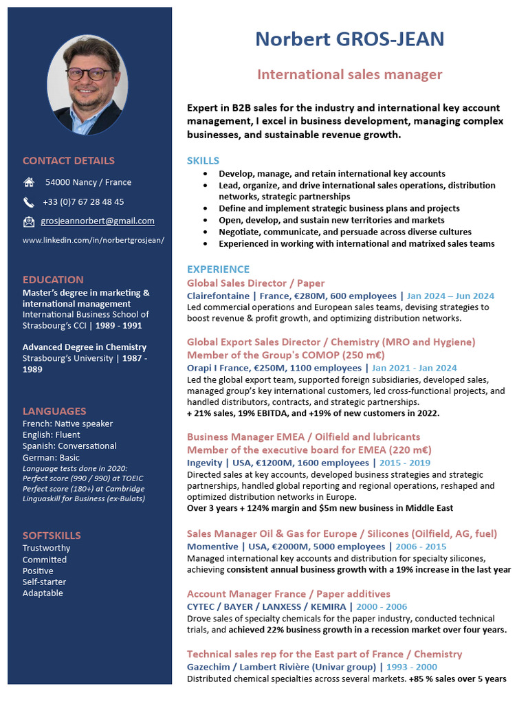 CV NGJ 0724 EN Int Sales Mger | PDF