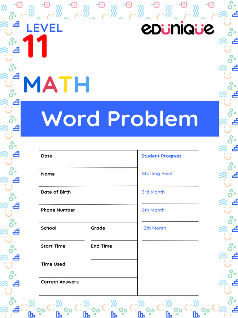 Level - 11 Word Problem | PDF