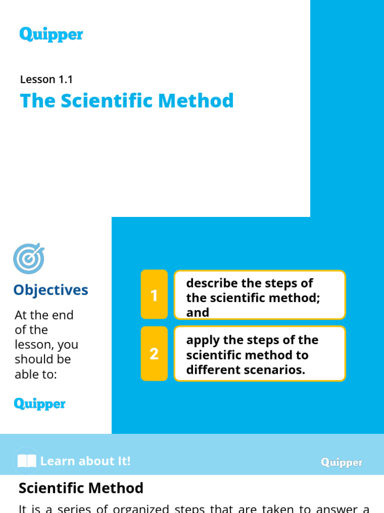 The Scientific Method | PDF