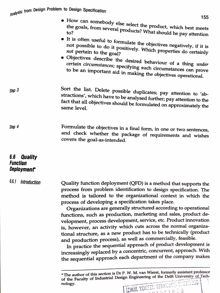 +Quality Function Deployment | PDF