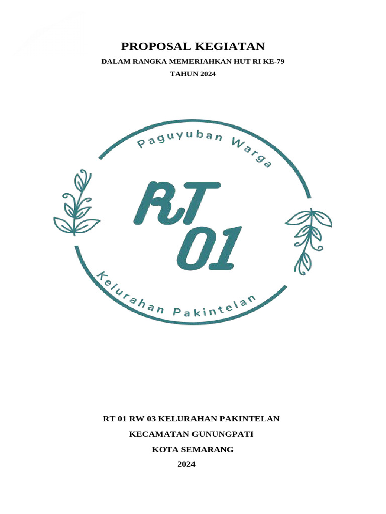 Proposal RT 01 | PDF