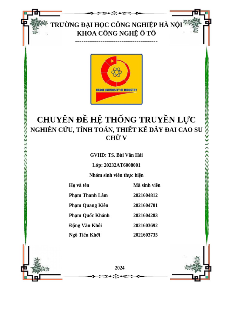 Btl Nhóm 6 Cvt Bản Chuẩn | PDF