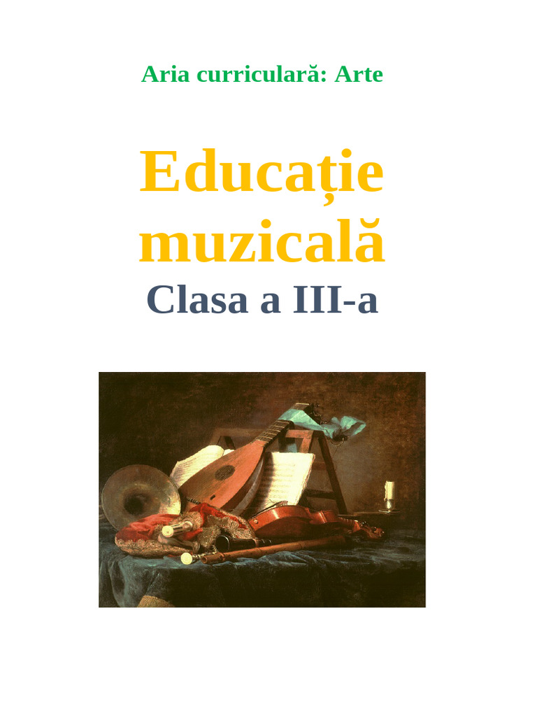 PLD Ed Muzicala Clasa 3 24-25 | PDF