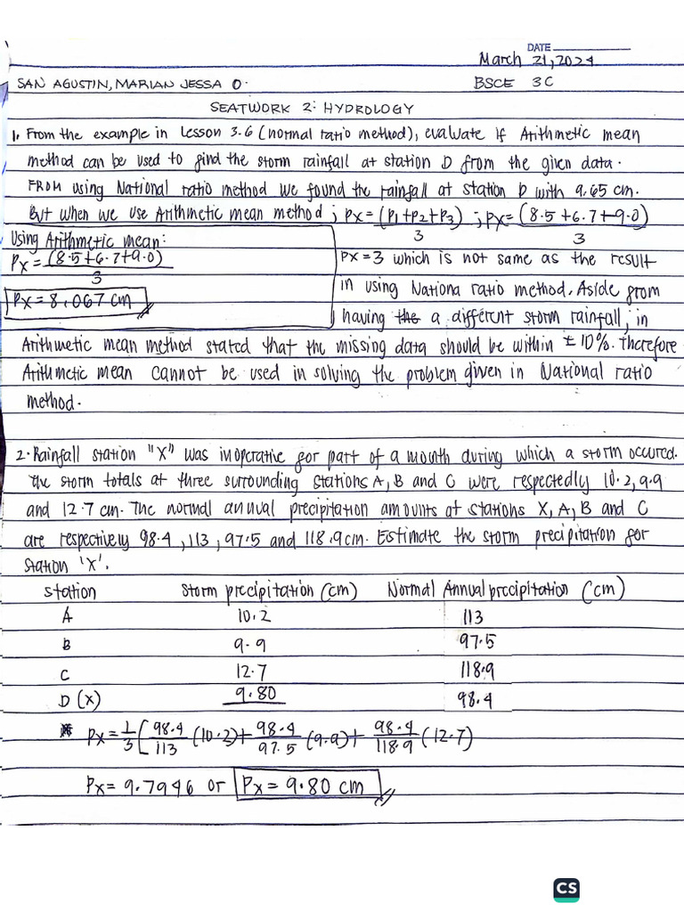 Bsce Seatwork#1 | PDF