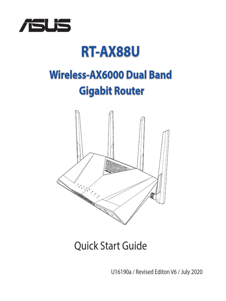 Asus RT-AX88U - QSG | PDF