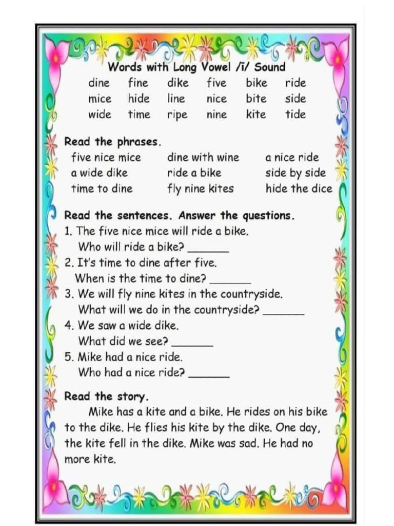 Vowel I | PDF
