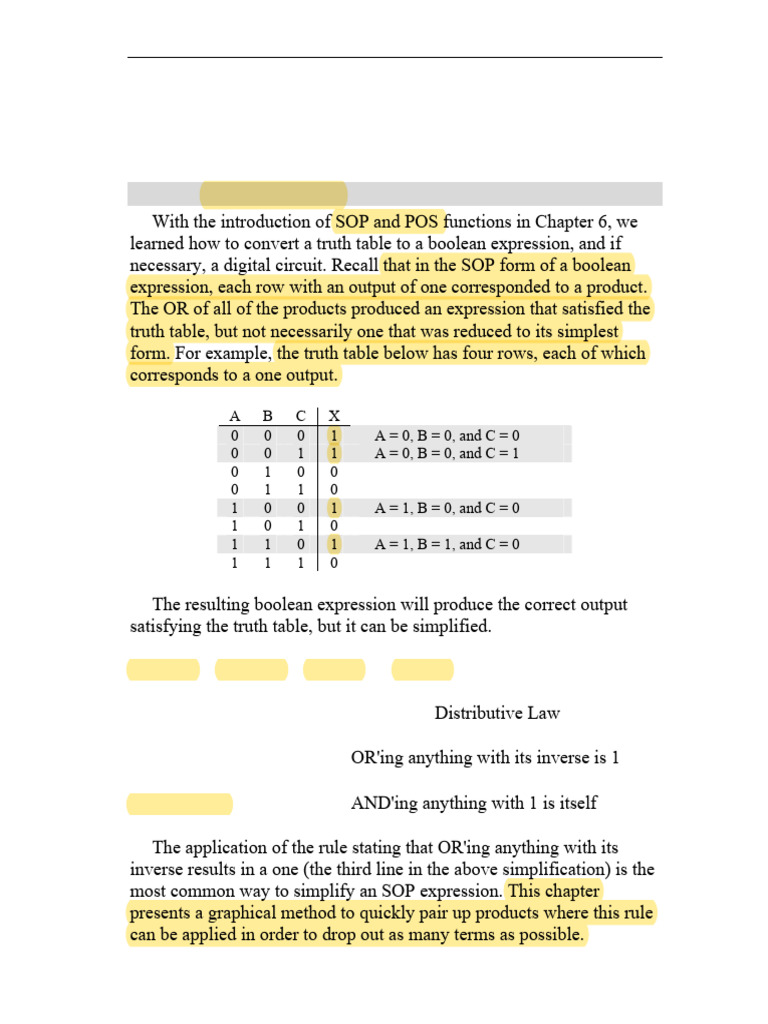 0004karnaugh Maps - Ch7 - v02 | PDF