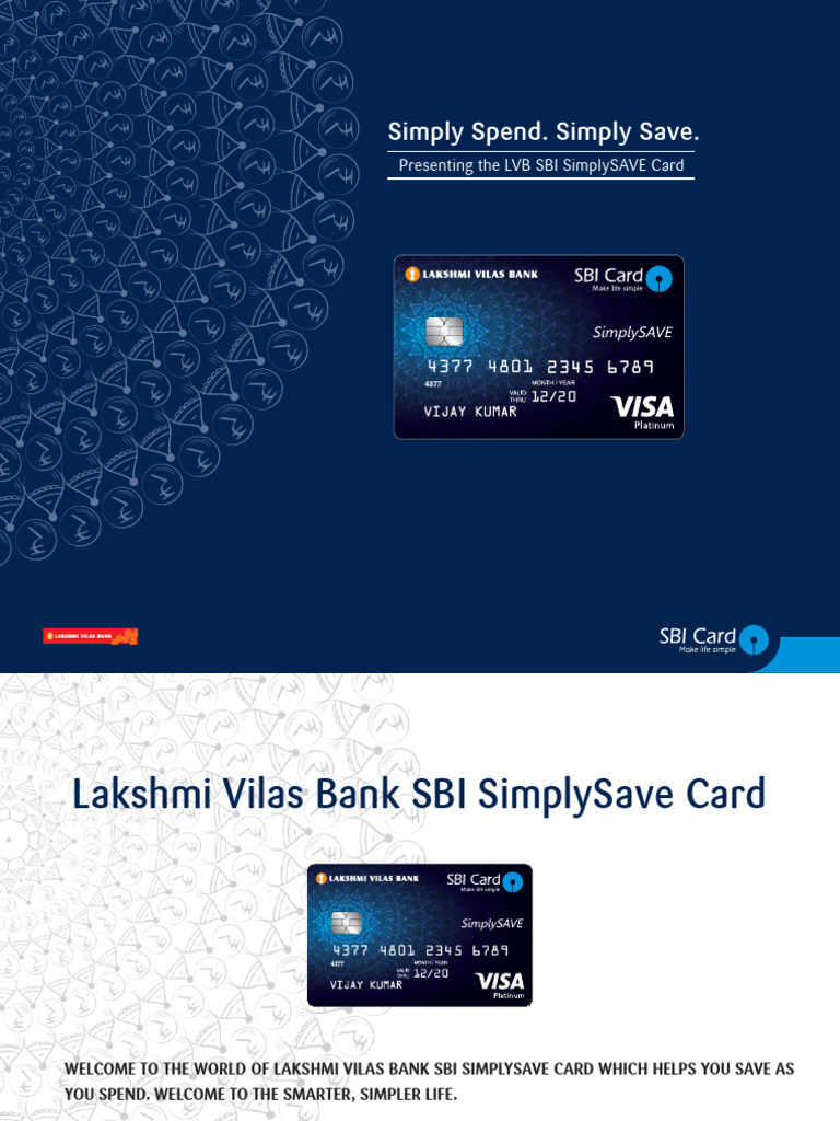 LVB Sbi Simplysave e Brochure | PDF