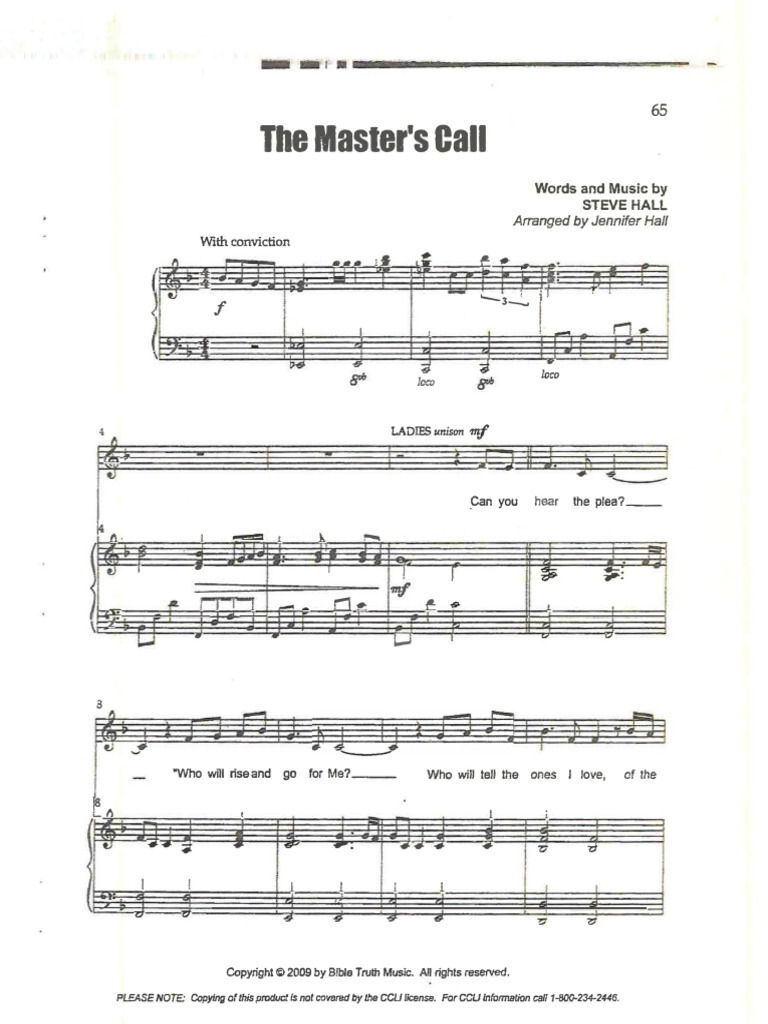 The Master's Call | PDF