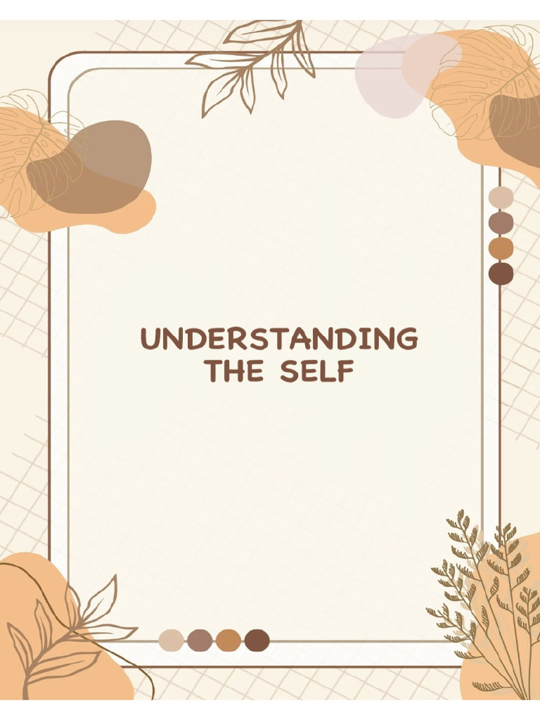 Understanding The Self | PDF