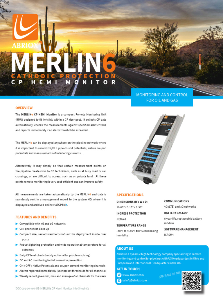 MERLIN6 CP Hemi Monitor Info Sheet US | PDF