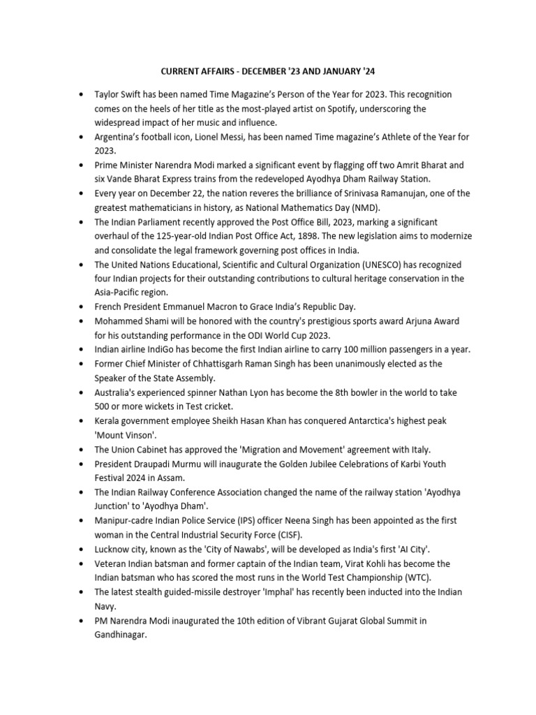 CURRENTAFFAIRS | PDF
