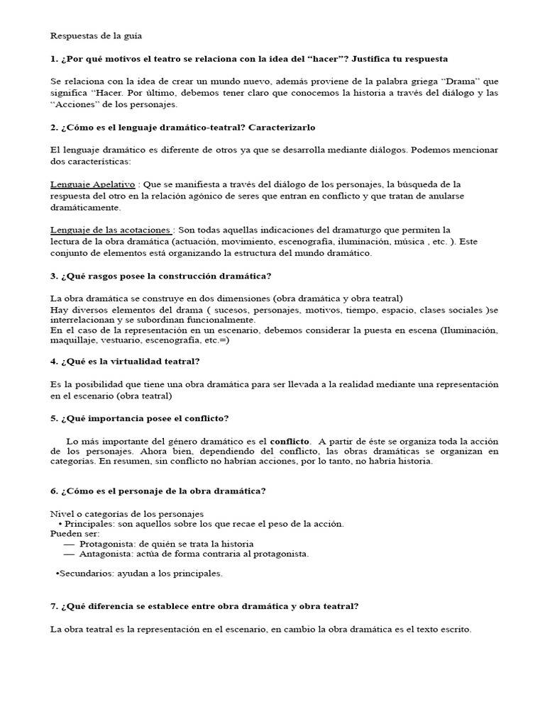 1 - Respuestas de La Guía | PDF