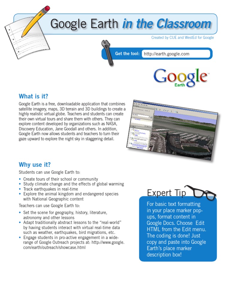 Google Earth for Education: A Guide | PDF | Internet | Computing