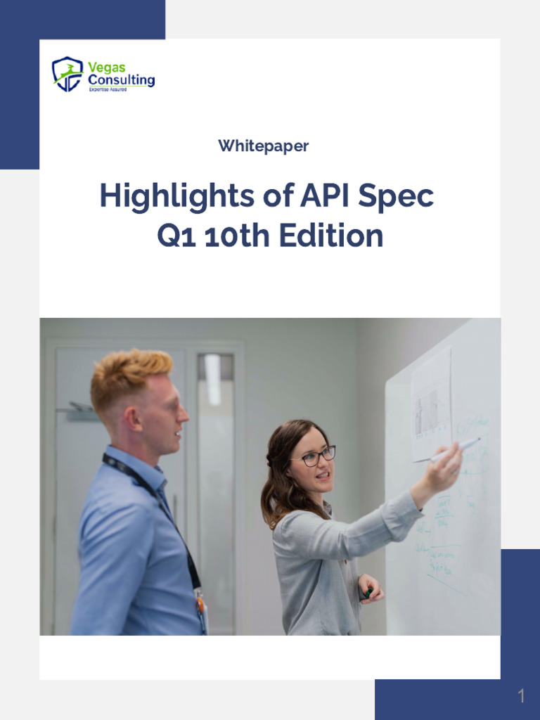 API Spec Q1 10th Edition Whitepaper | PDF