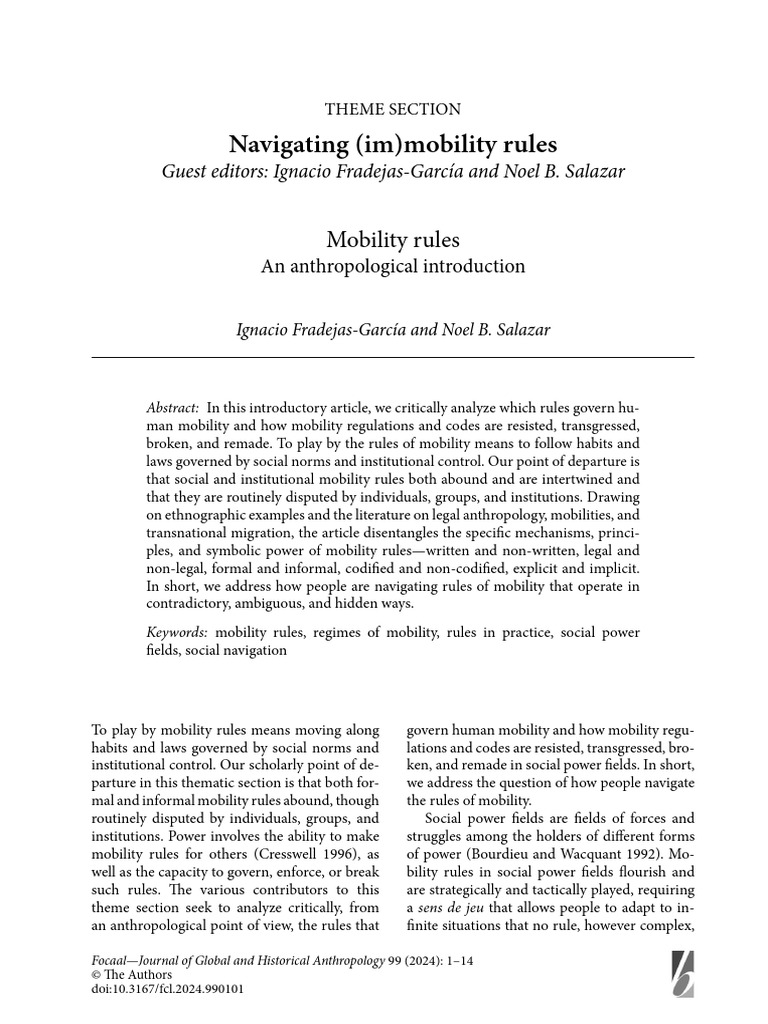 Navigating Im Mobility Rules | PDF