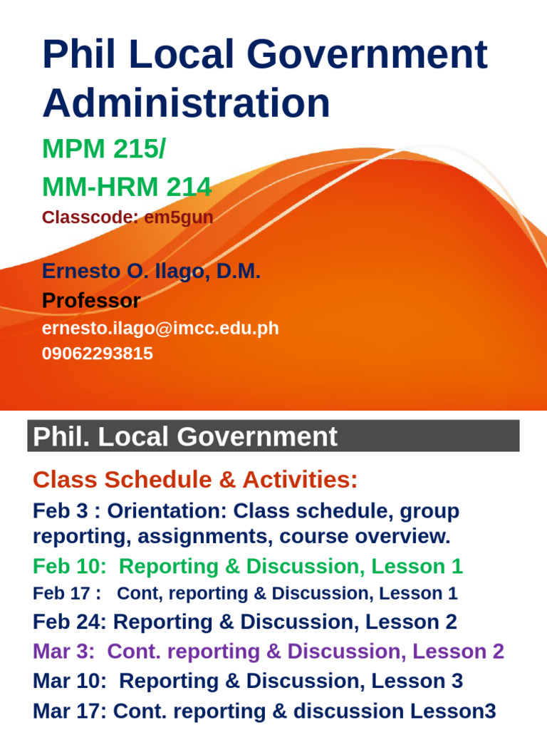 Phil Local Govt | PDF
