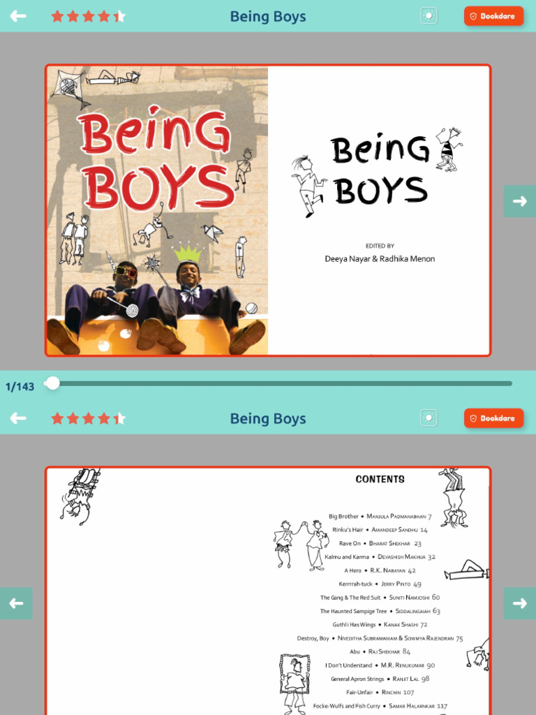 Being Boys Storybook | PDF