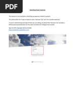 SAP Concur Expense Claim User Manual | PDF | Mobile App | Ios