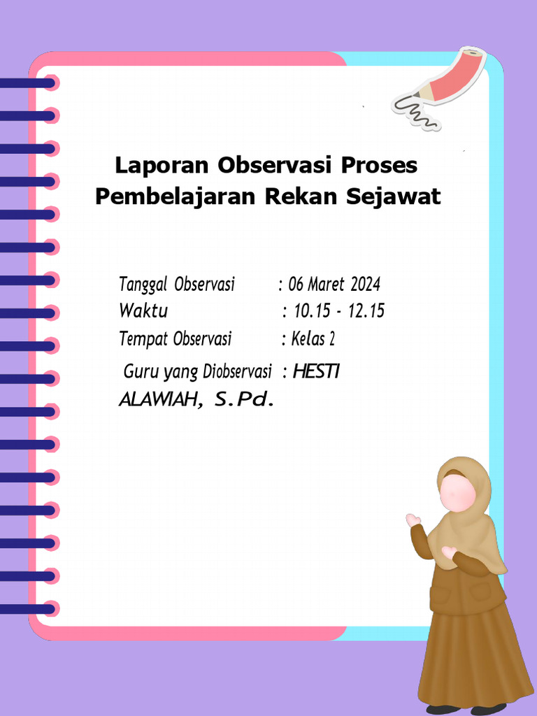 Laporan Observasi Bu Tita | PDF