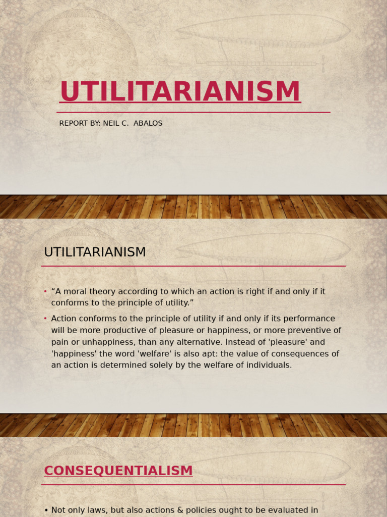 UTILITARIANISM | PDF