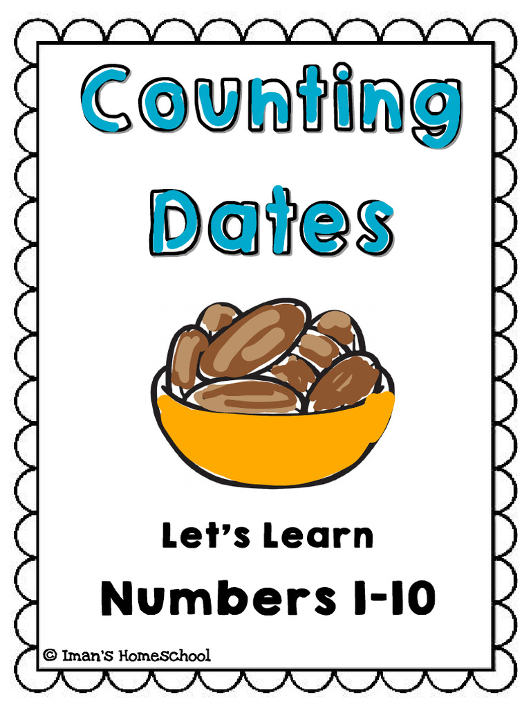 Counting Dates - 1-10_organized | PDF